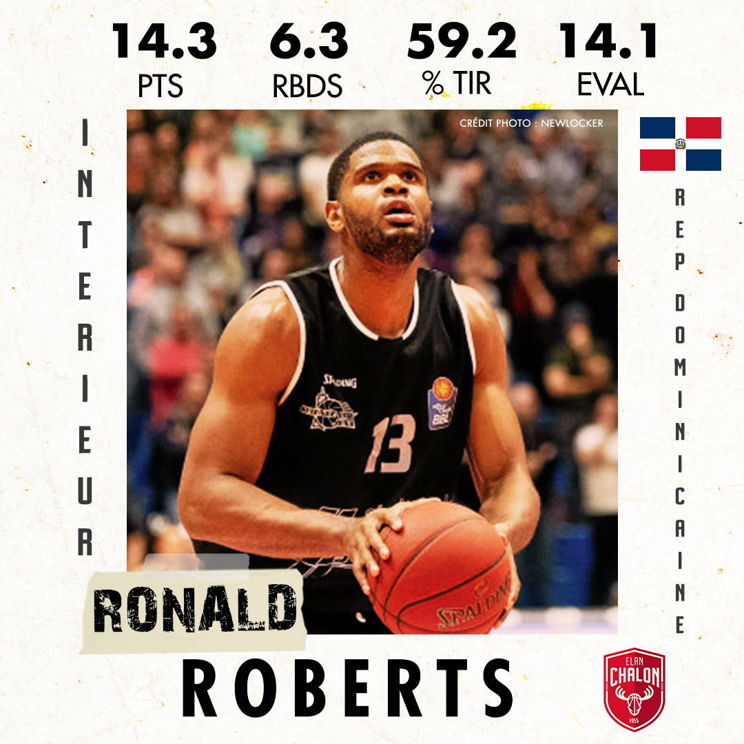 Ronald ROBERTS nouvel intérieur de l’Elan Chalon « Elan Chalon