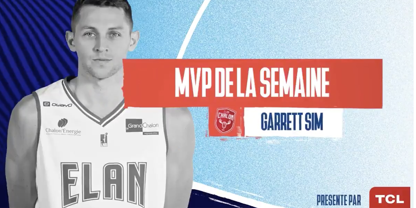 Garrett SIM MVP de la J23 - Elan Chalon