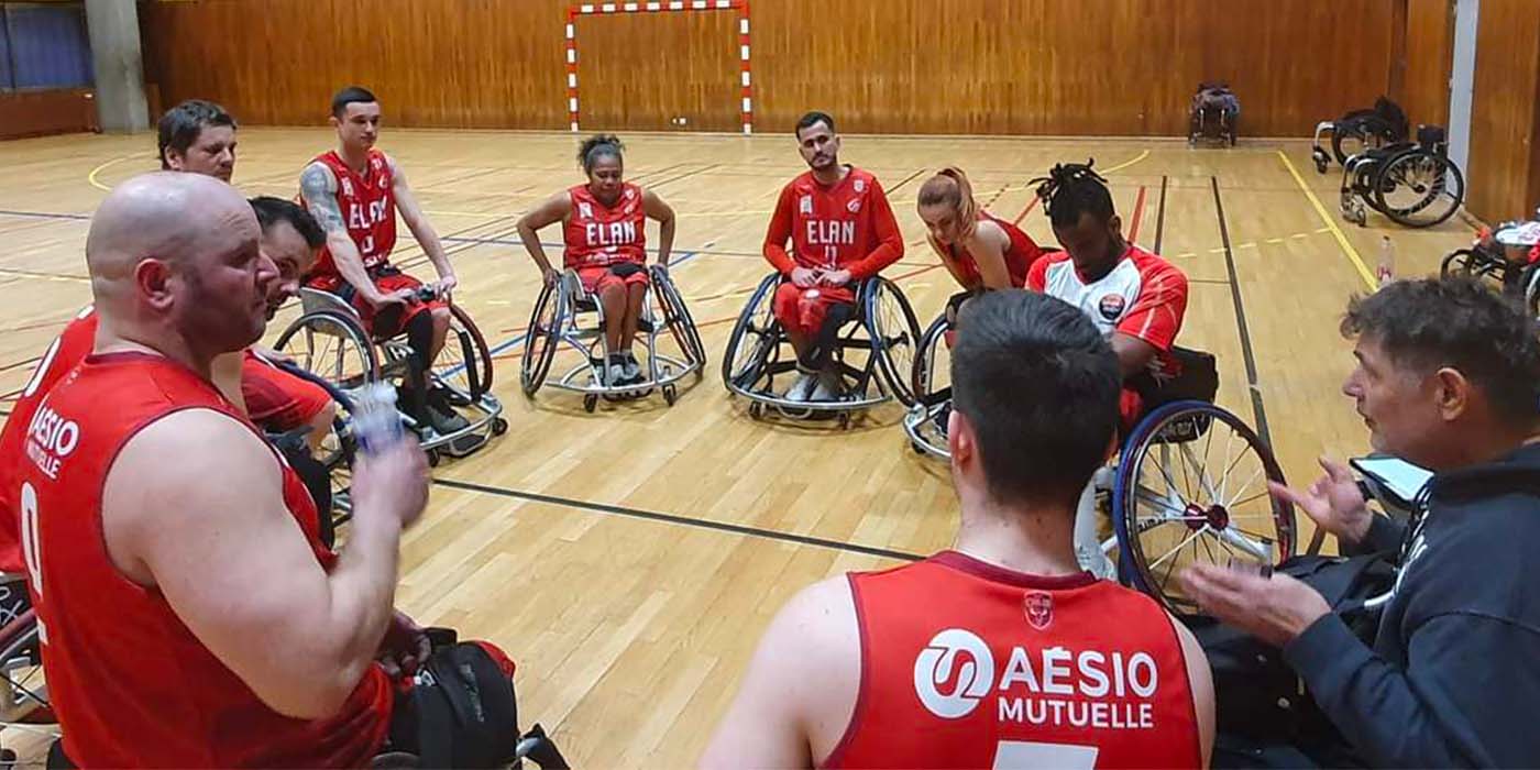Basket-fauteuil : Capsaaa Paris - Elan Chalon, Nationale B J10 - Elan ...